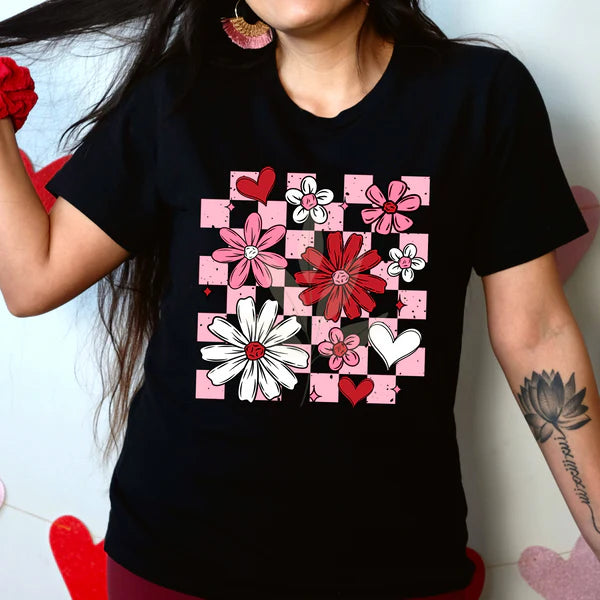 Valentines Floral and Checkers – Shawberry Boutique
